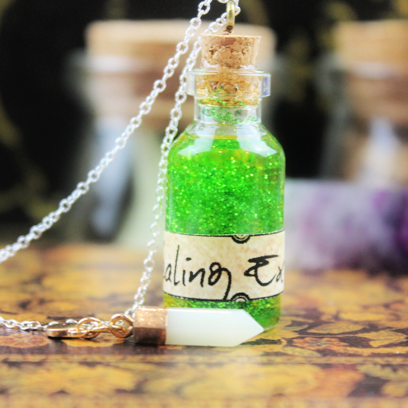 Healing Elixir Potion Bottle Potion Necklace | Etsy