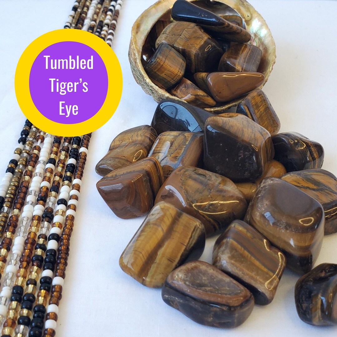 Tumbled Tiger's Eye - Etsy