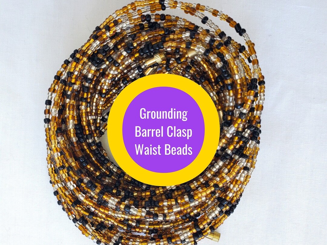 Grounding Barrel Clasp Waist Beads - Etsy