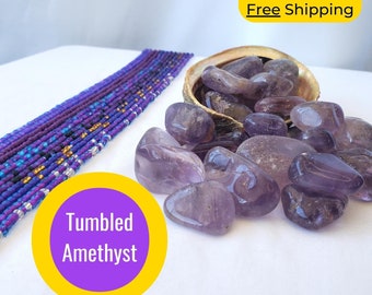 Tumbled Banded Cape Amethyst. Sold by 2 Ounces. - Etsy