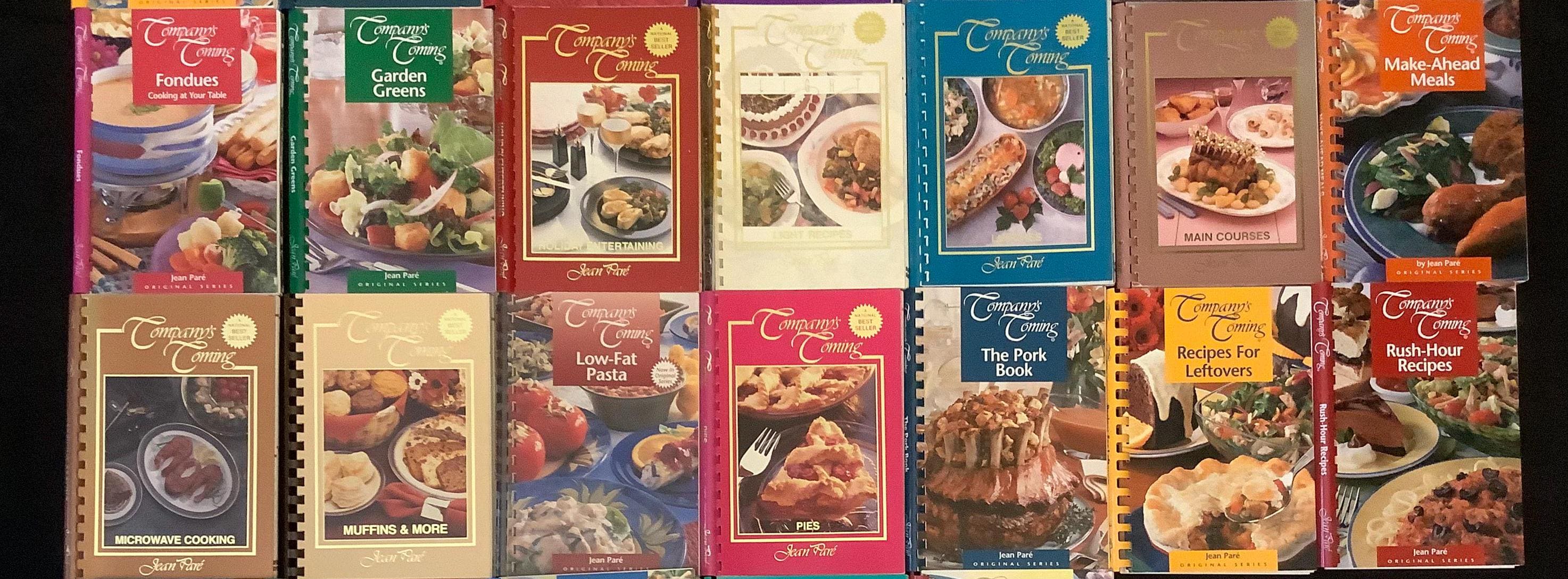Vintage COMPANY'S COMING Cookbooks. 1986-2008. Jean Pare Original ...