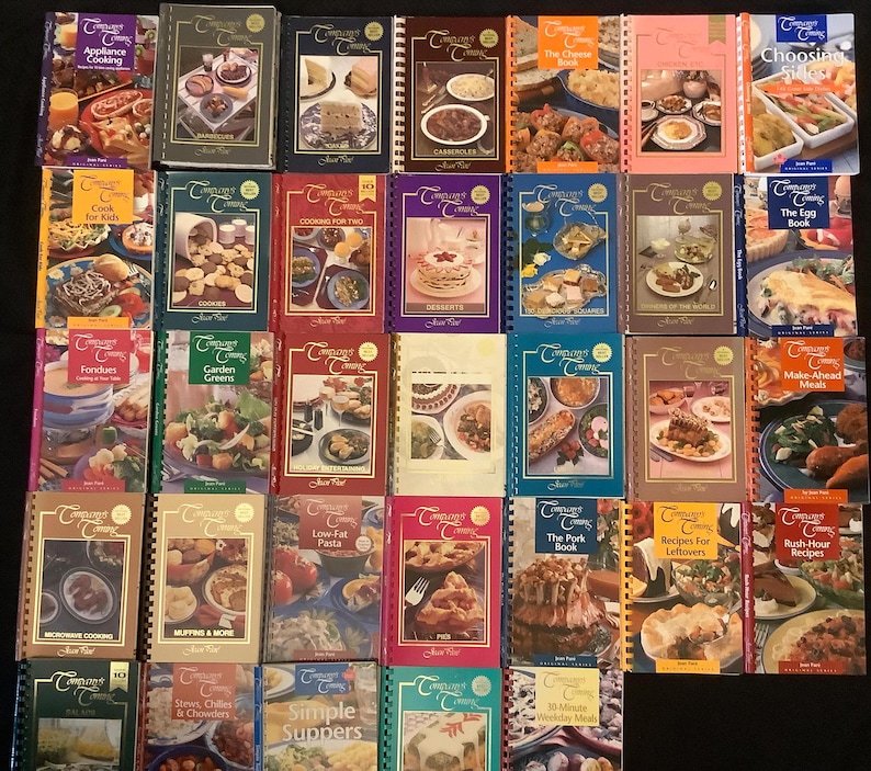 Vintage COMPANY'S COMING Cookbooks. 1986-2008. Jean Pare Original ...