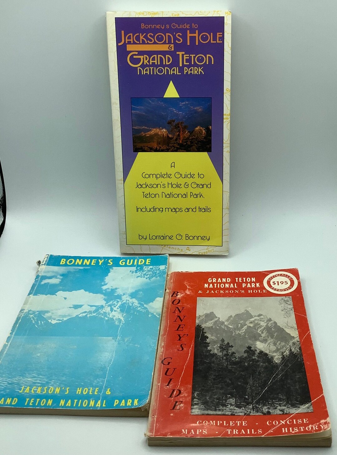 BONNEY'S GUIDE Jackson's Hole & Grand Teton National Park. Signed 1961 ...