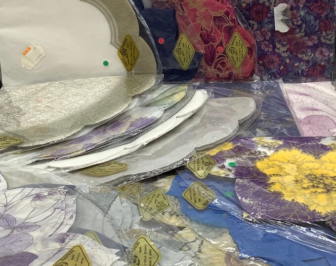 Vintage TRADE MARK JAPAN Rice Paper Napkins. 258 Sheets With Round ...