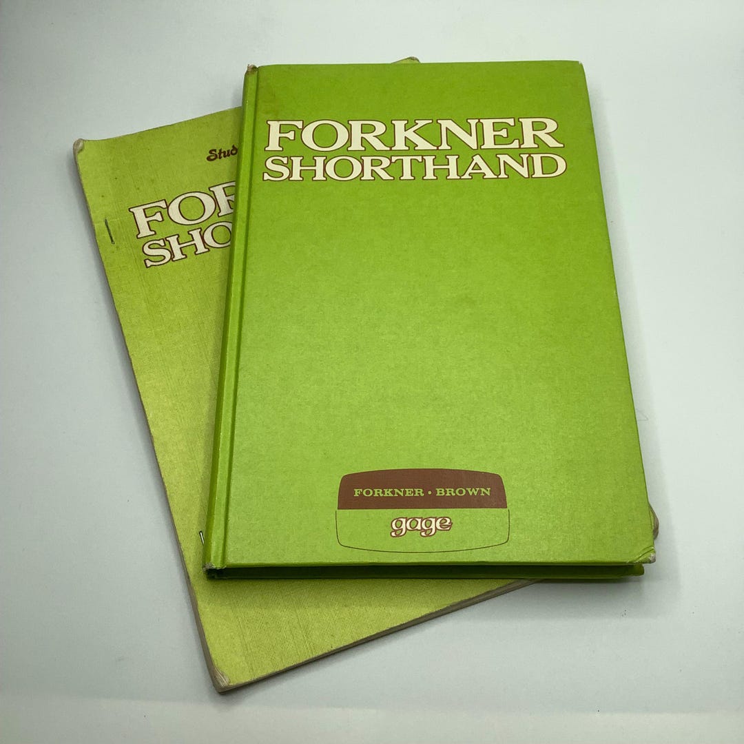 1972 1st Edition. FORKNER SHORTHAND Textbook and Study Guide ...