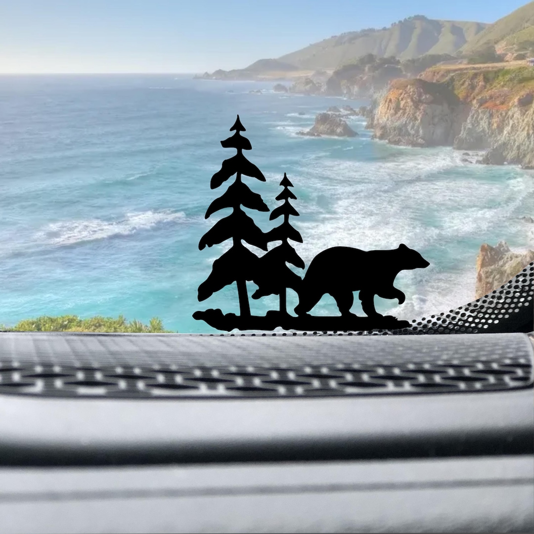 Grizzly, Kodiak, Black Bear With Trees | Easter Egg Decals | Car ...