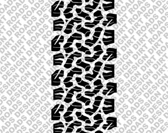 Tire Tread Vector - Etsy