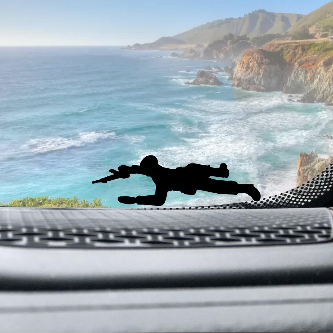 Low Crawl Soldier Military Army Man Toy Soldier | Easter Egg Decals ...