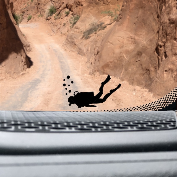 Scuba Diver Decals - Etsy