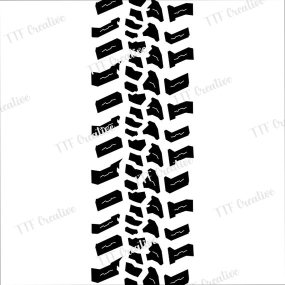 Off Road Tire Track Vector