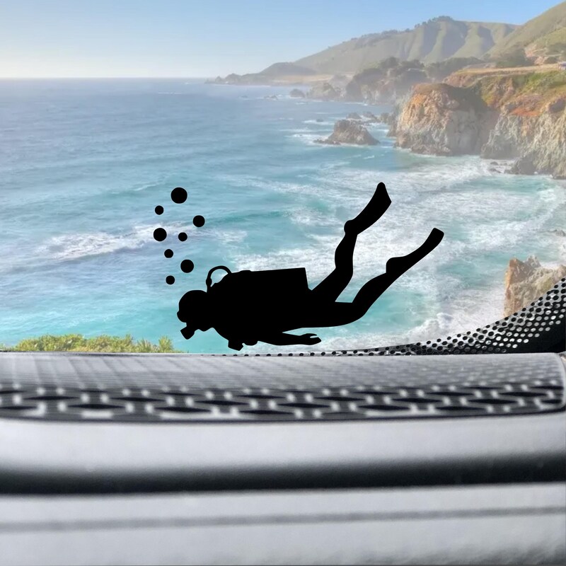 Scuba Diver Decals - Etsy