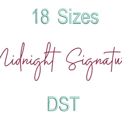 Script Embroidery Font Calligraphy Machine Embroidery Design - Etsy