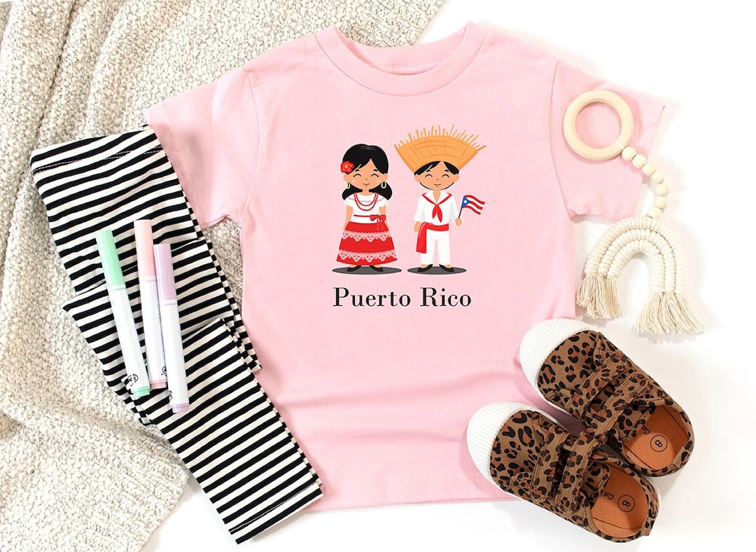 Toddler Size | Puerto Rico Jibaro Kids Unisex Shirt | Puerto Rican Kids ...