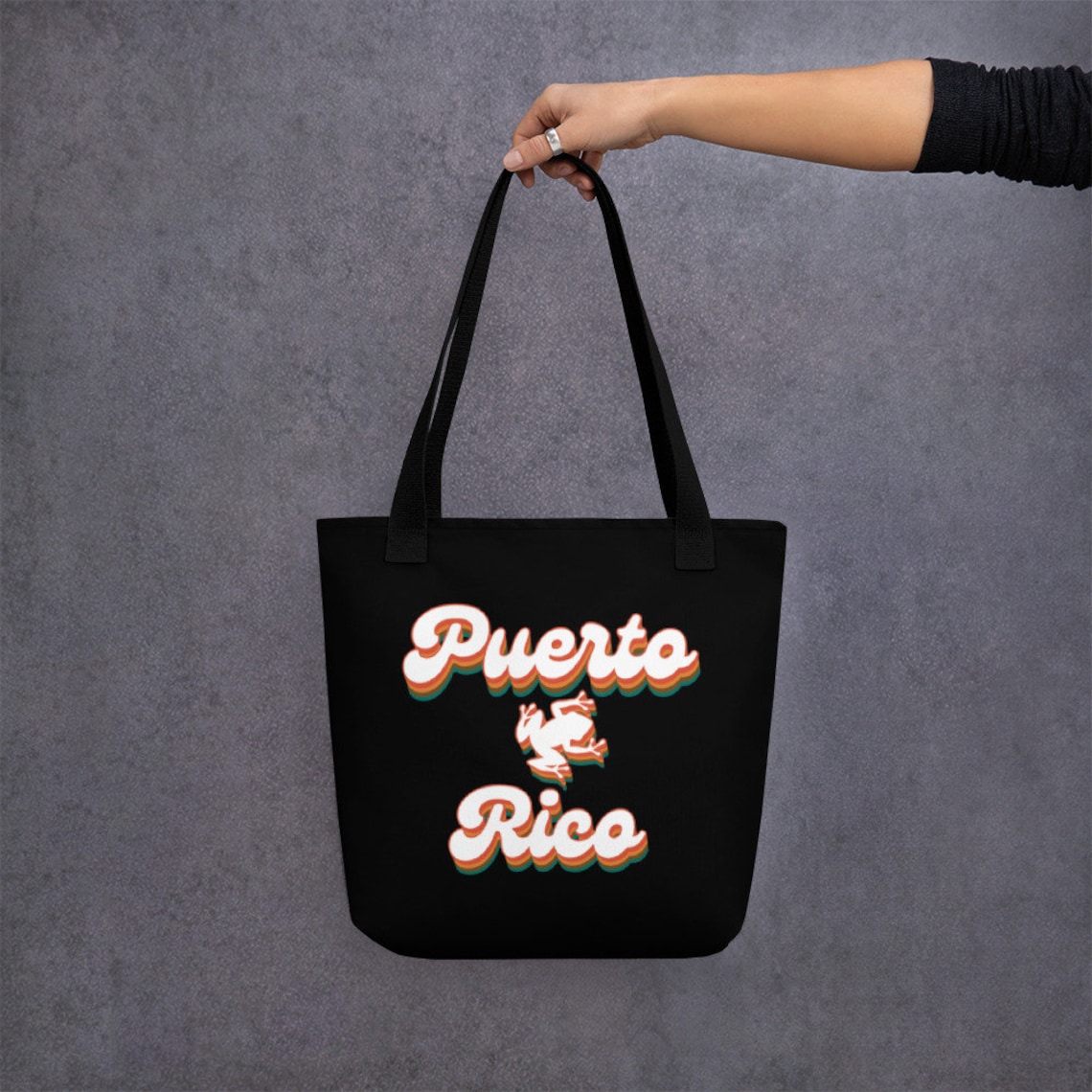 Retro Puerto Rico 15x15 Small Tote Bag Puerto - Etsy