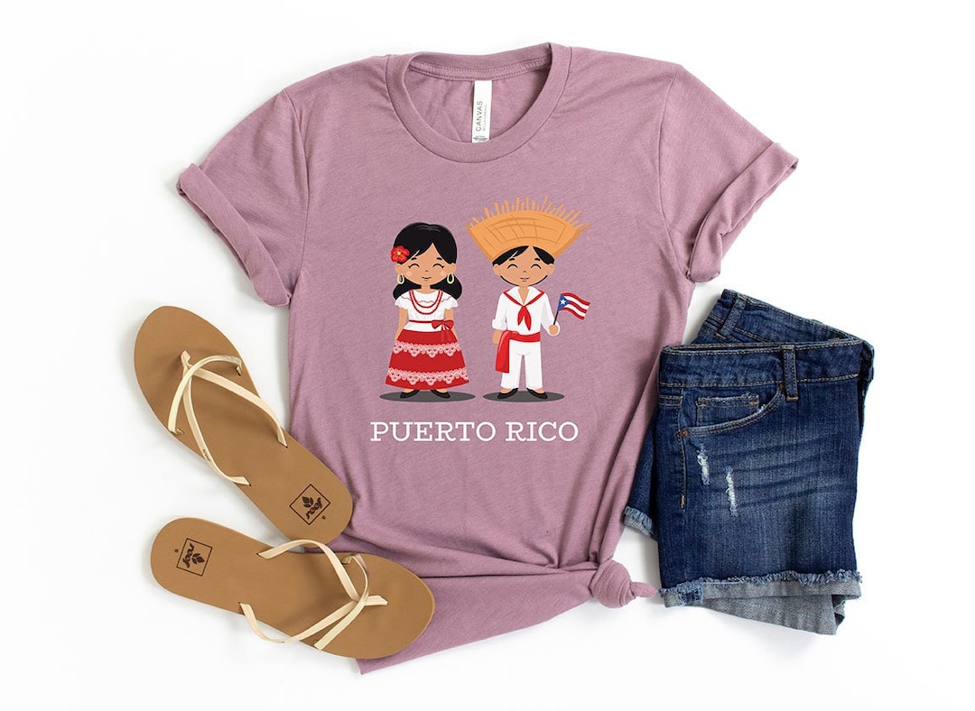 Puerto Rico Jibaro Kids Unisex Shirt | Traditional Clothes | Puerto ...