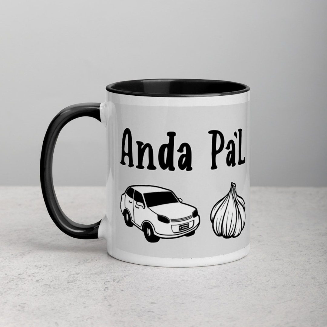 Anda Pa'l Carajo 11oz Mug with Color Puerto Rico Coffee Mug Taza de ...