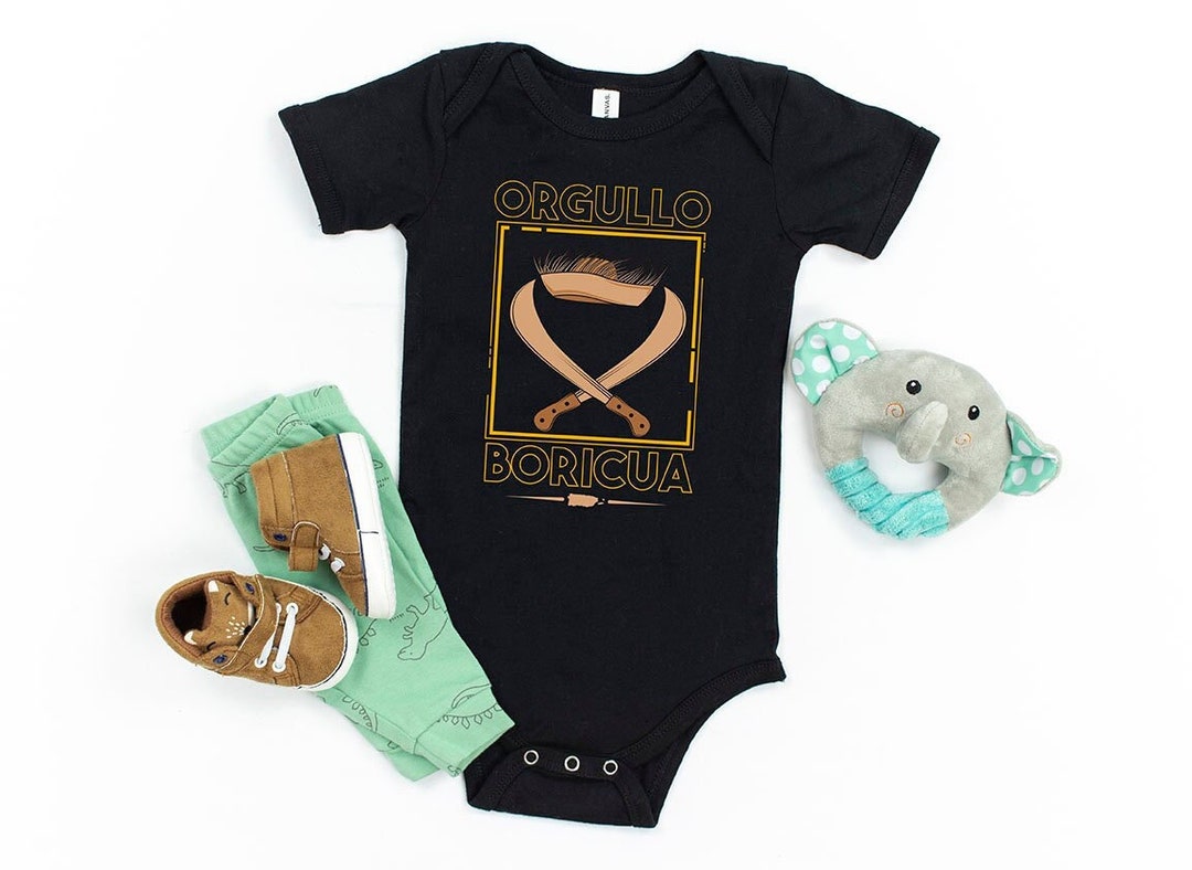 Baby Onesie Orgullo Boricua Onesie Ropa De Bebe Puerto - Etsy