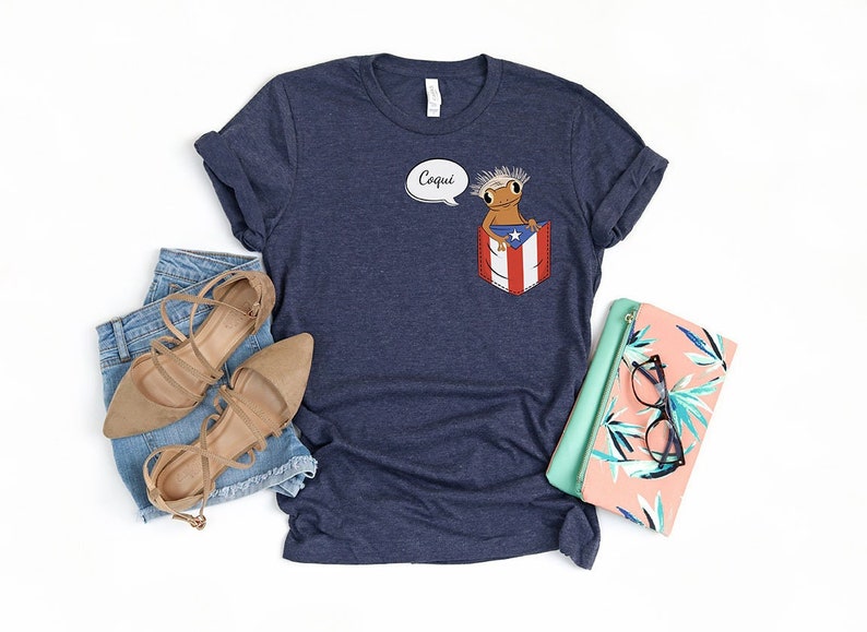 Cute Pocket Coqui Pava Straw Hat Unisex Shirt Puerto Rico - Etsy