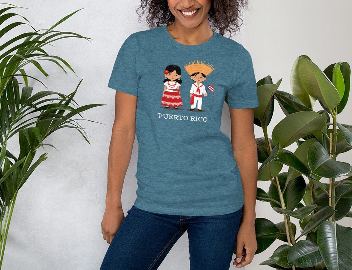 Puerto Rico Jibaro Kids Unisex Shirt | Traditional Clothes | Puerto ...