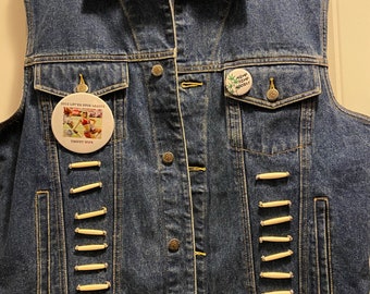Custom Denim Vest - Etsy