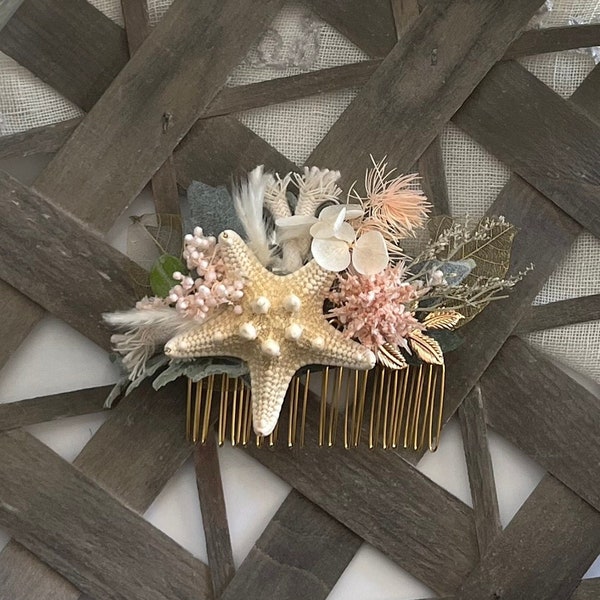 Starfish Hair Comb - Etsy