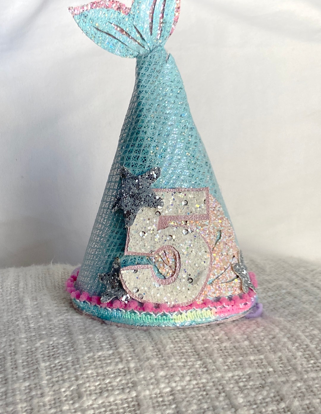 Mermaid Birthday Party Hat , Custom Mermaid Party Crown, 1st Birthday ...