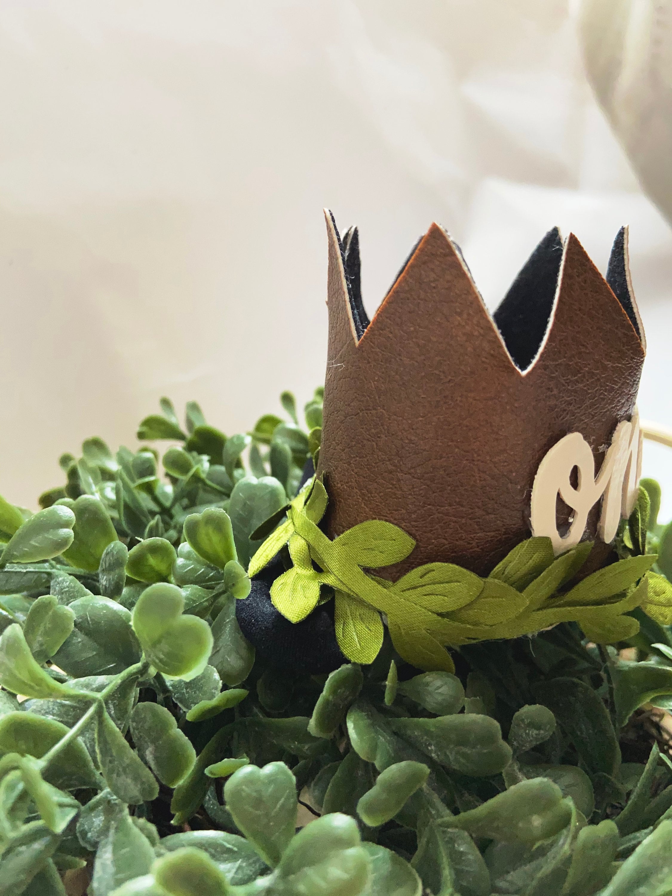 Wild One Birthday Crown | Boys Birthday Crown| Woodland Birthday Crown ...