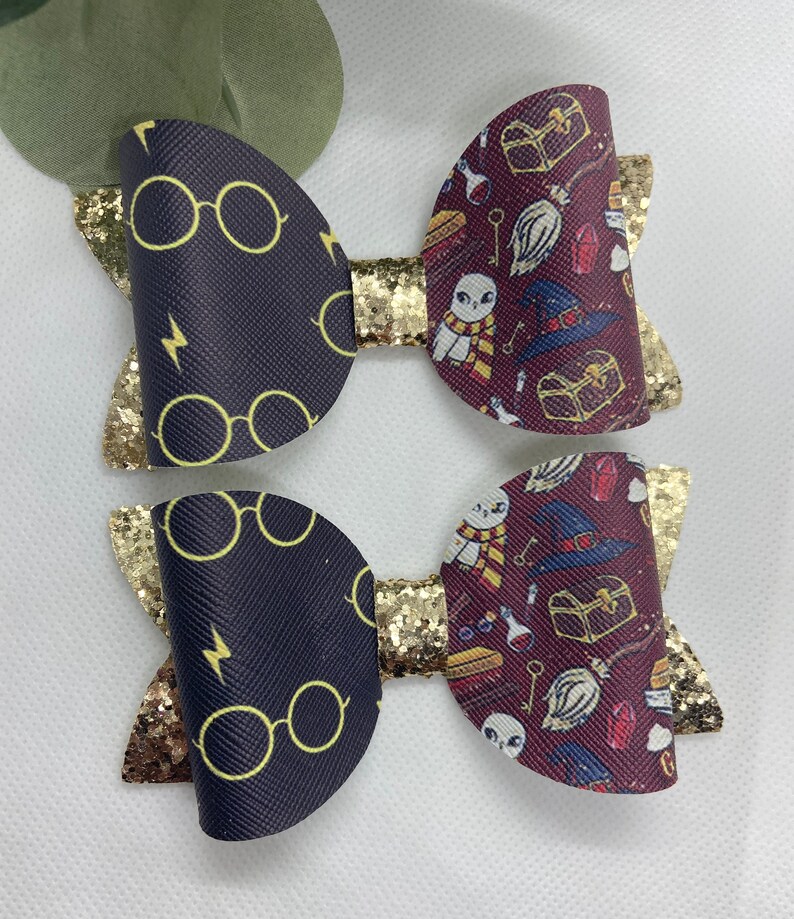 Harry Potter Inspired Bow Wizard Bow Disney Bows - Etsy