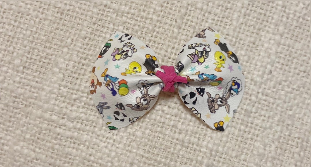 Looney Toons Hair Bow,bugs Bunny Bow,tiny Toons Hair Bow, Space Jam ...