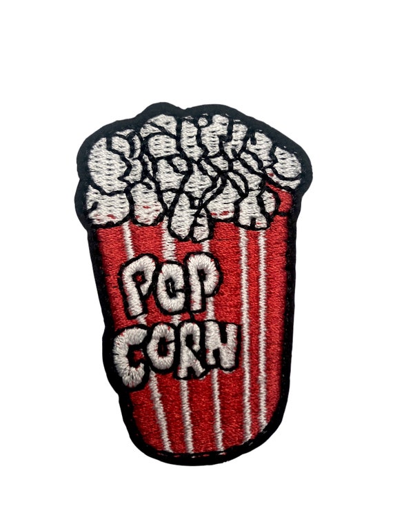 Movie Theatre Popcorn Iron on Sewing Patch Retro Patches - Etsy