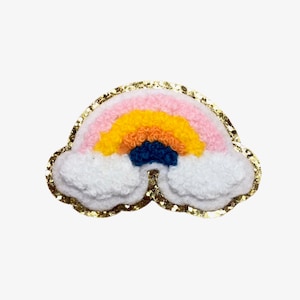 Chenille Colorful Rainbow Iron on Patches, Magical Patches, Pretty ...