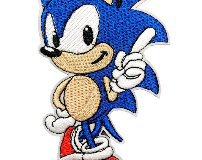 Sonic The Hedgehog Aufnäher zum Aufbügeln, coole Patches, Sonic Patch ...