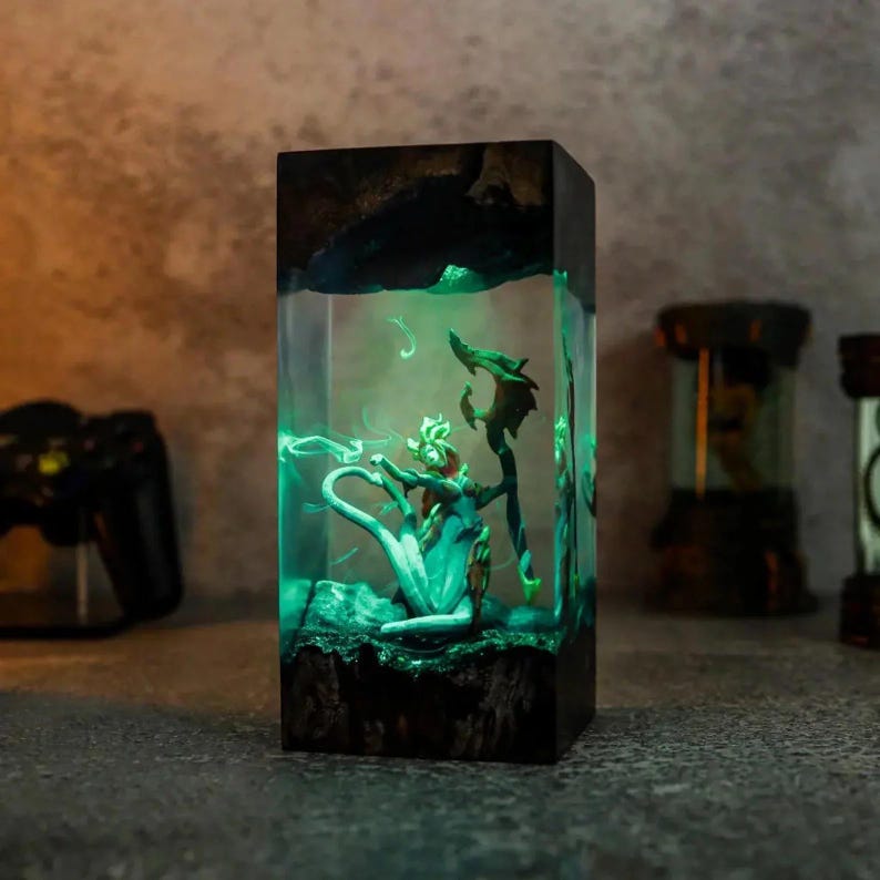Nami Tidecaller League of Lamp Resin Lamp | Handmade Night Light | Fan ...