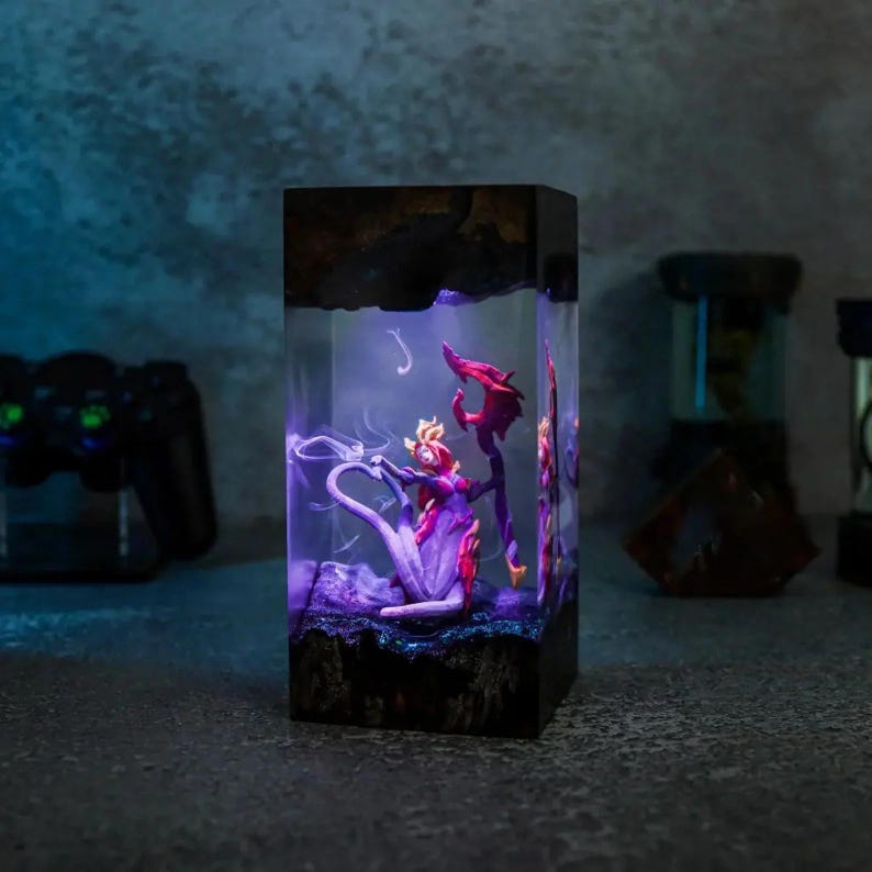 Nami Tidecaller League of Lamp Resin Lamp | Handmade Night Light | Fan ...