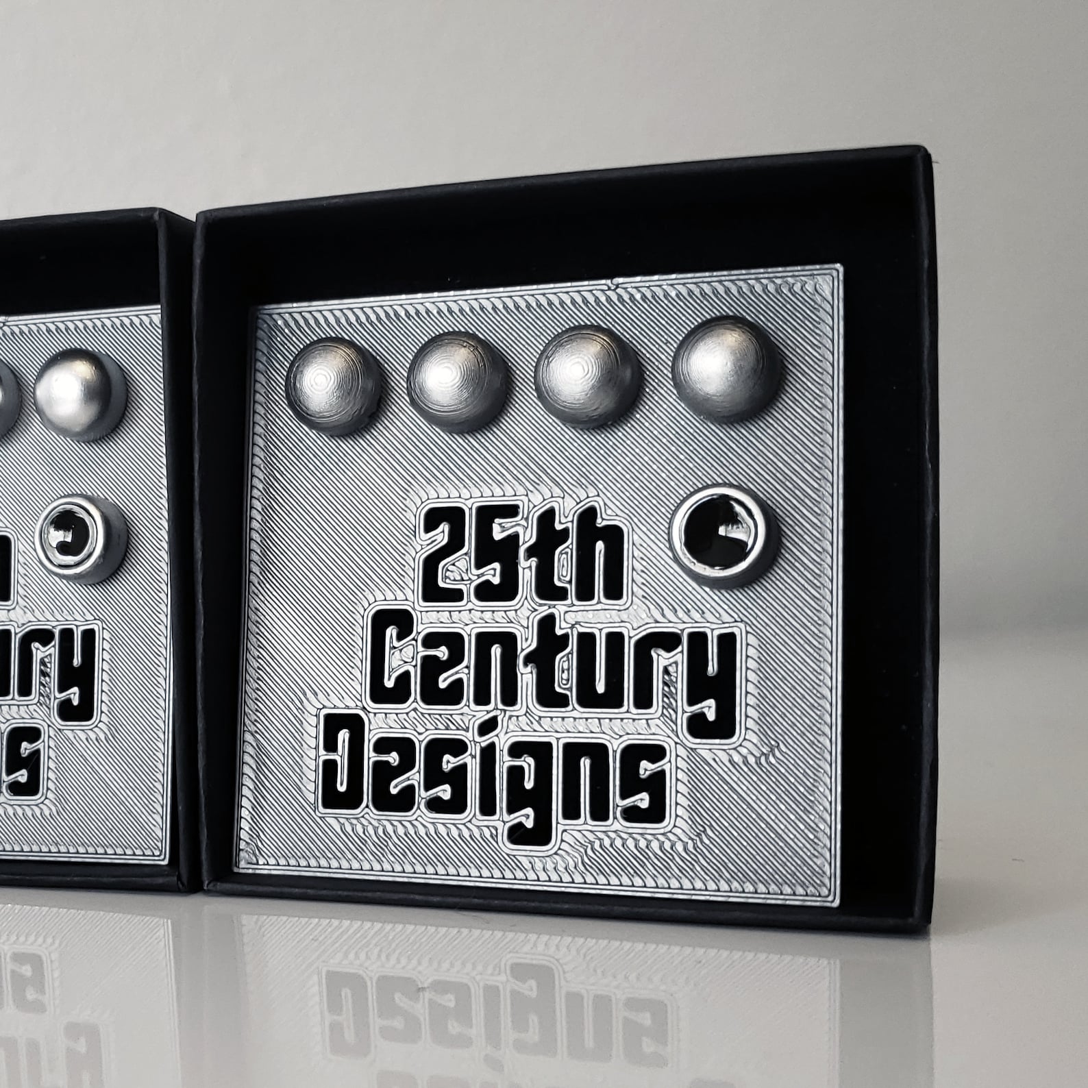 Magnetic Captain Rank Pips From Star Trek: Picard 2020 Silver Rounded ...