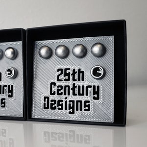 Magnetic Captain Rank Pips From Star Trek: Picard 2020 - Silver Rounded ...