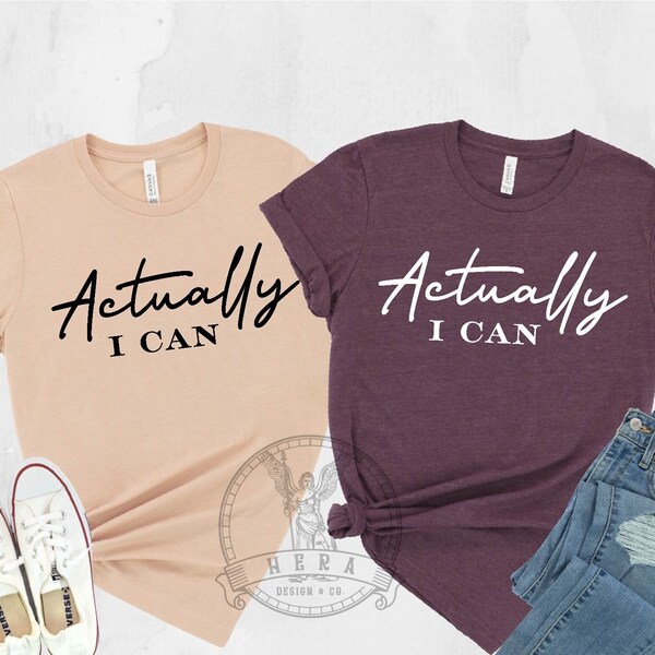 Actually I Can - Etsy