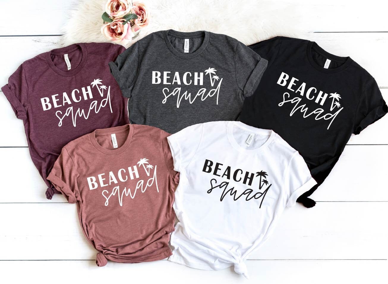 Beach Squad Shirts Vacation Shirt Beach Shirts Summer | Etsy
