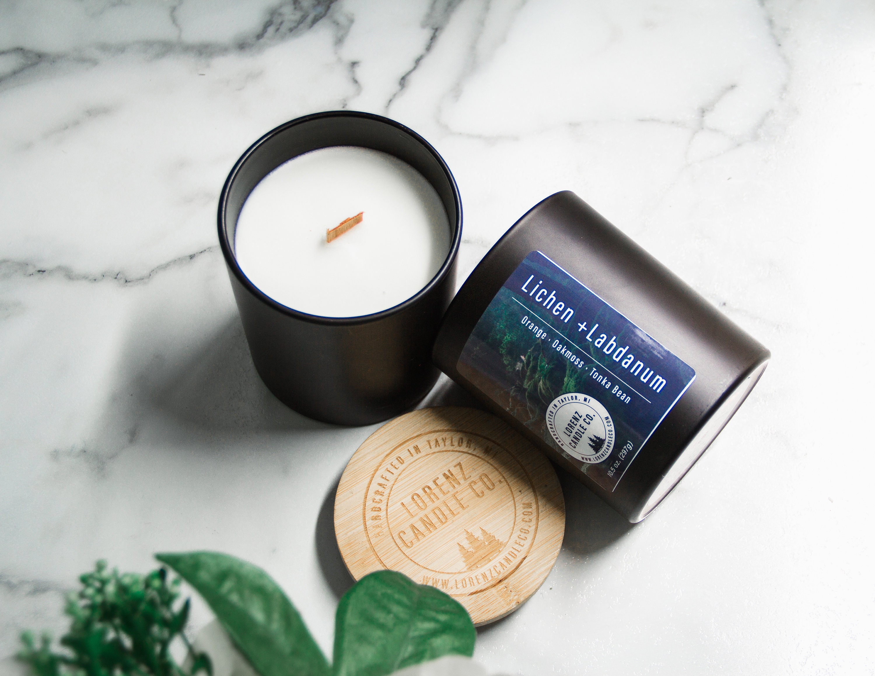 Lichen Labdanum 10.5 Oz Candle oakmoss, Orange, Tonka Bean Modern ...