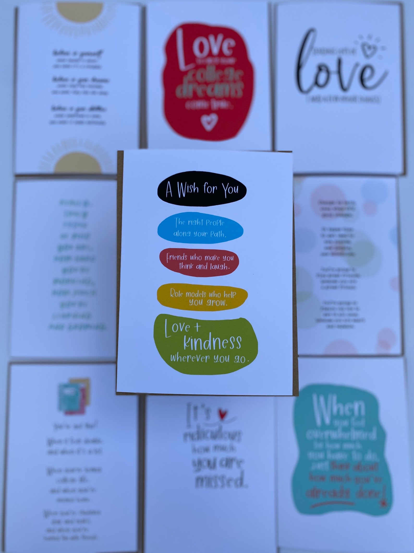 College Card Bundle 9 Cards for College Students Leaving for - Etsy