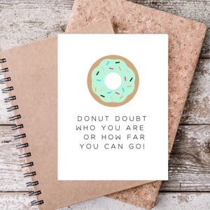 Motivational Pun Cards for College Students: Encouragement Gift Set - Etsy