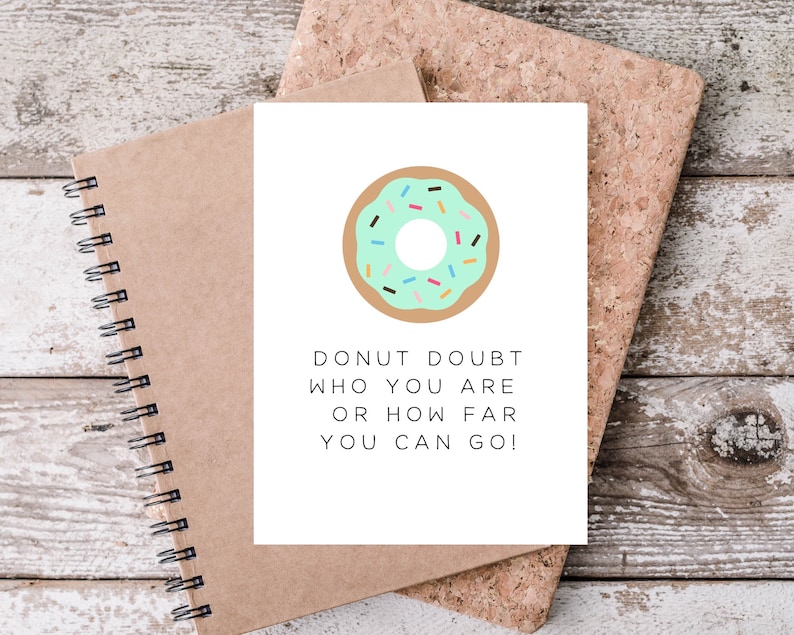Motivational Pun Cards for College Students: Encouragement Gift Set - Etsy