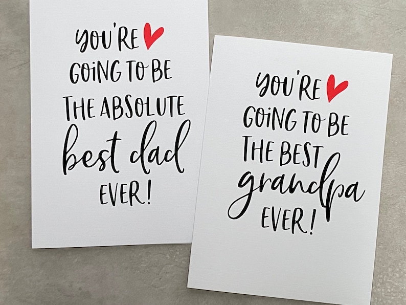 Dad to Be Fathers Day Card Soon to Be Dad Fathers Day - Etsy