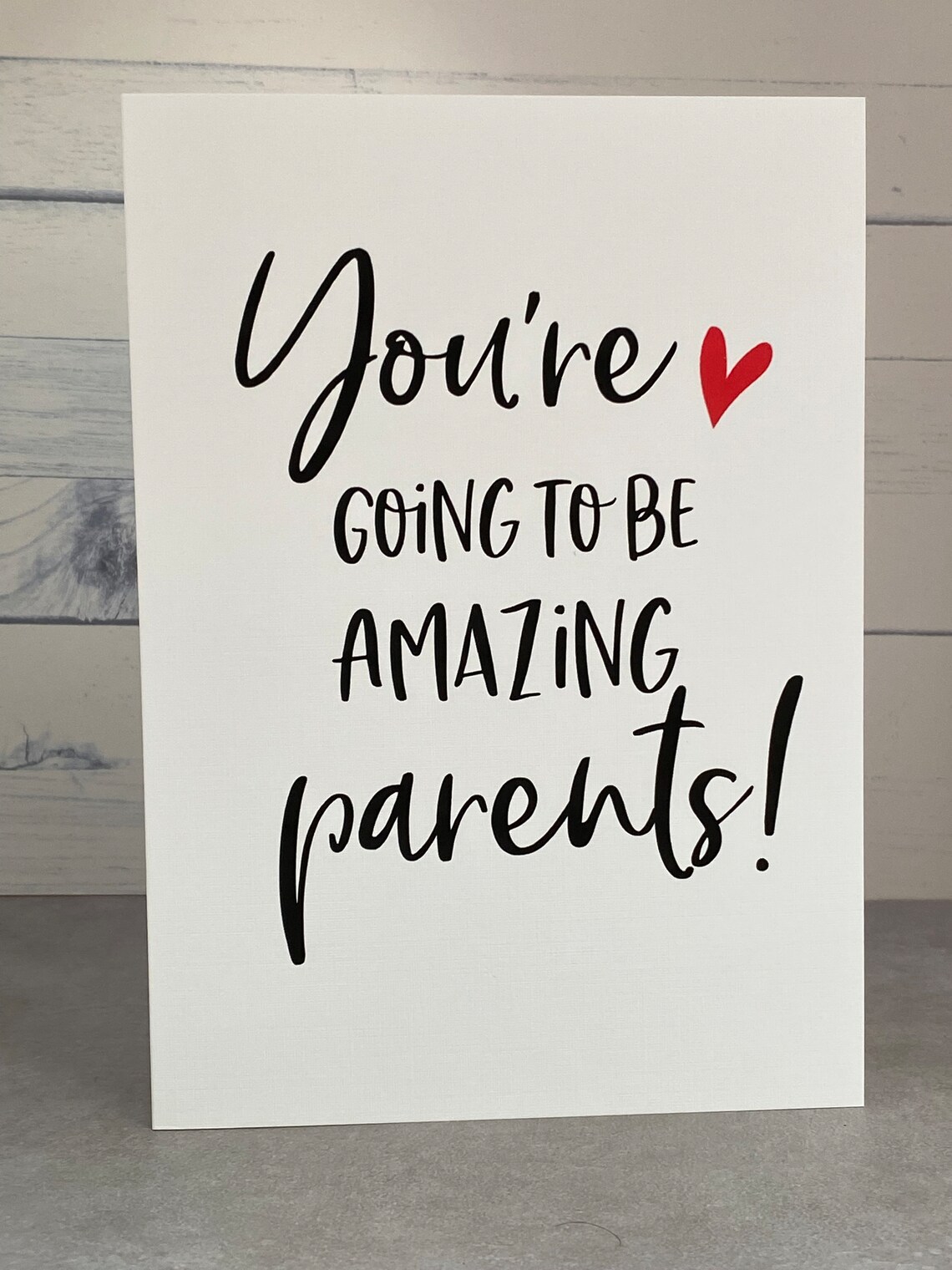 Parents to Be Card, Pregnancy Congrats Card - Etsy