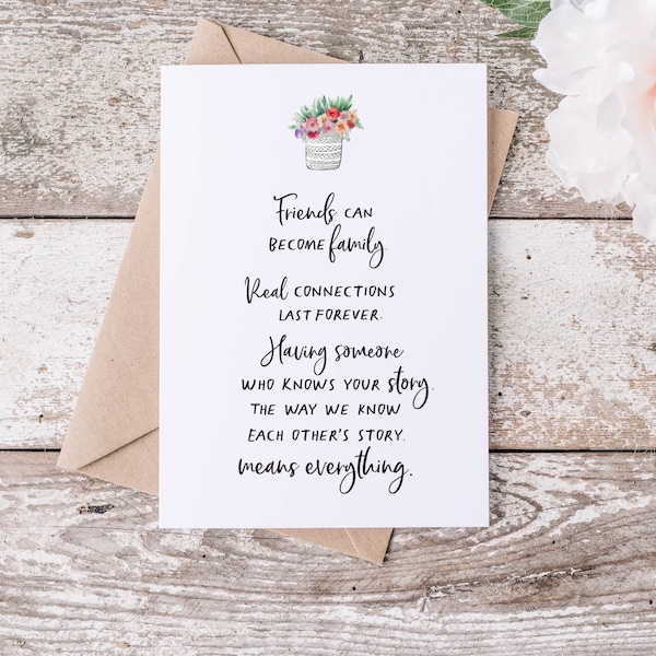 Friendaversary Card - Etsy