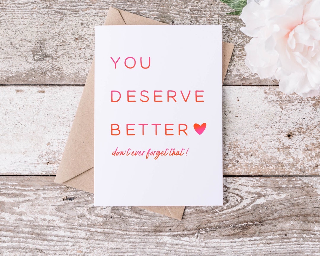 Breakup Card, Divorce Gift, Encouragement Card for Women, Care Package ...