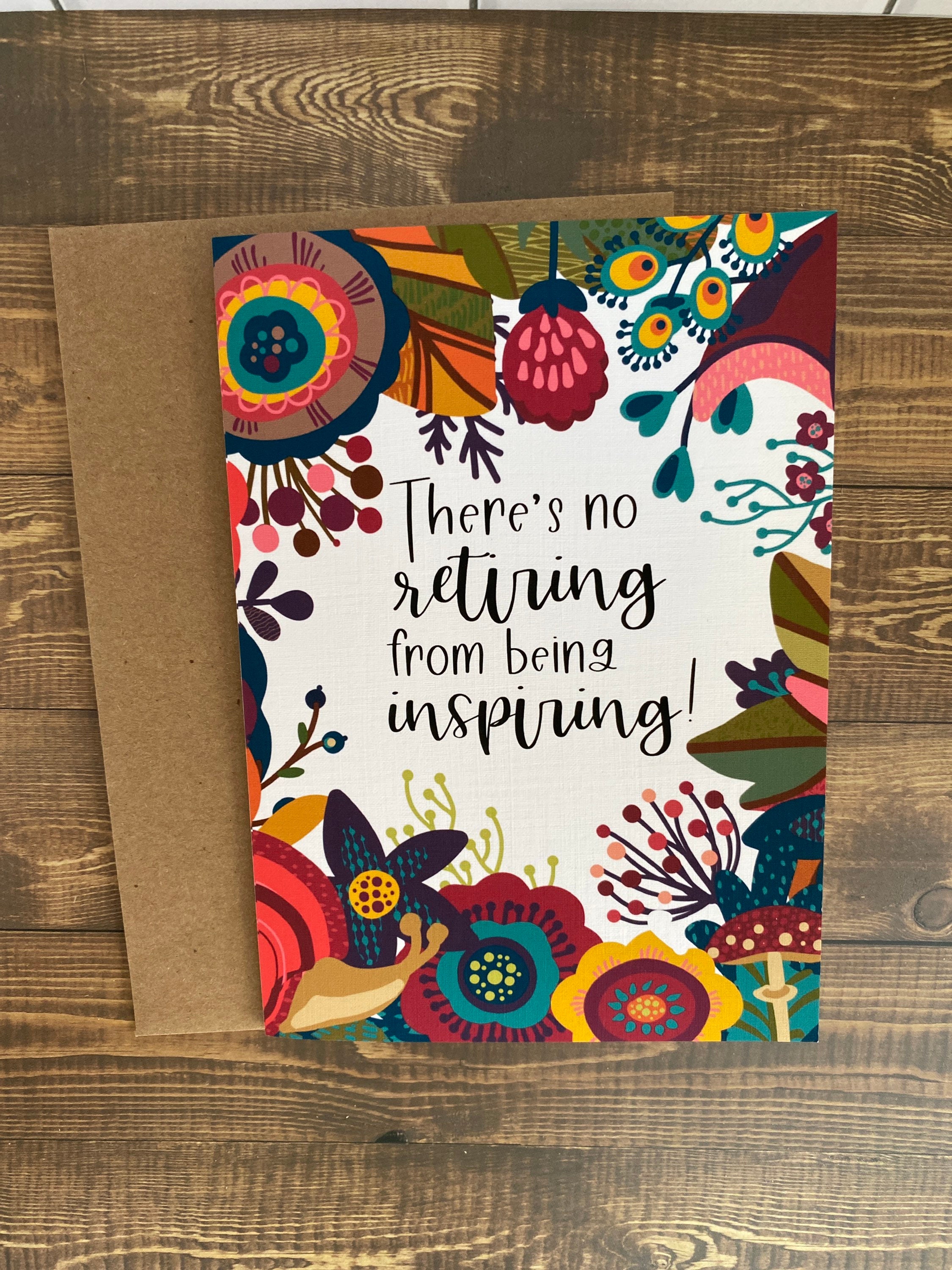 Retirement Card From Group for Boss Retirement Wishes Card - Etsy