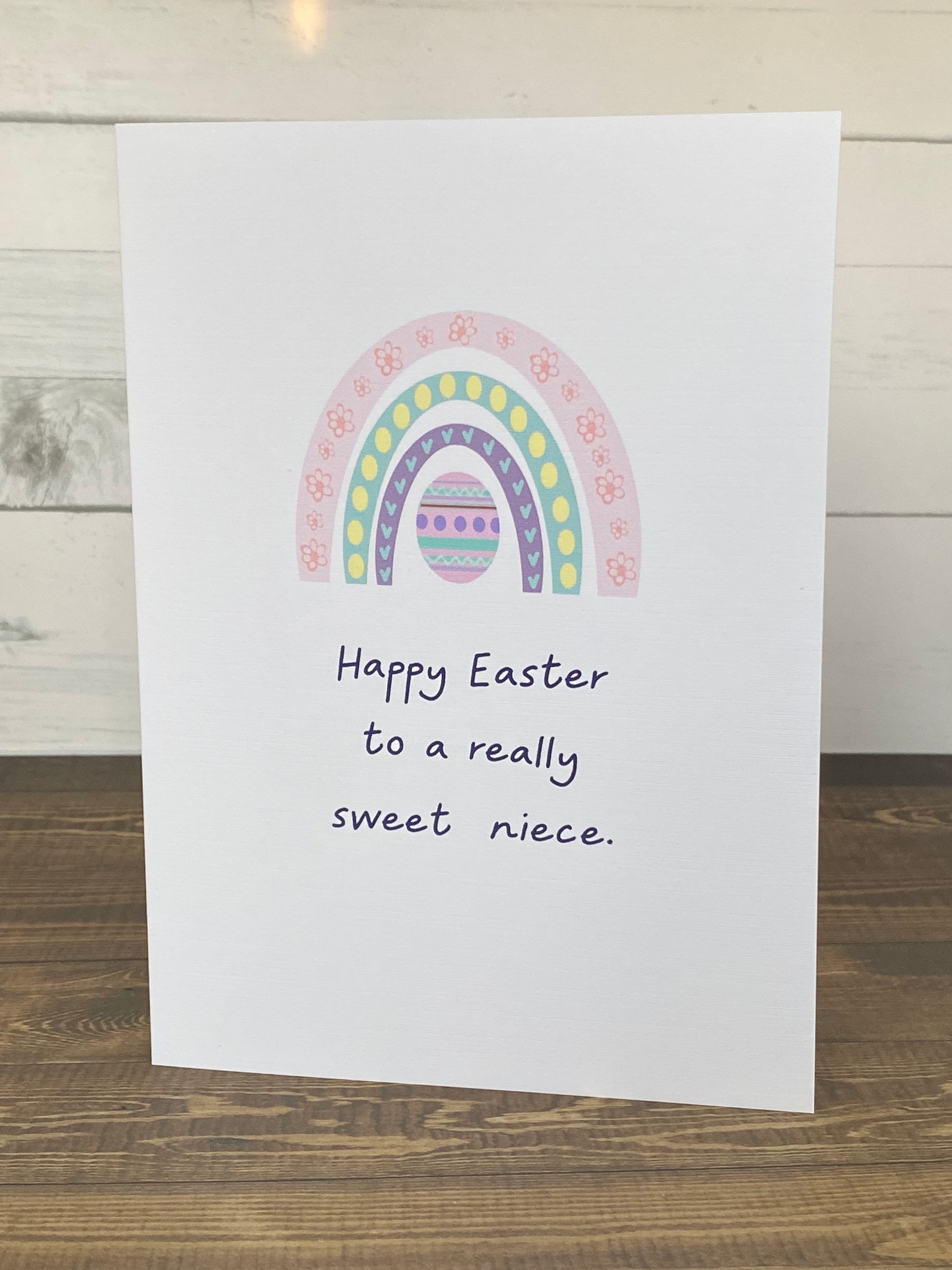 Easter Card for Niece Happy Easter Card Niece Gift From - Etsy