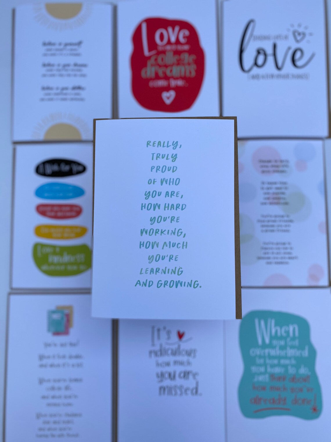 College Card Bundle 9 Cards for College Students Leaving for - Etsy