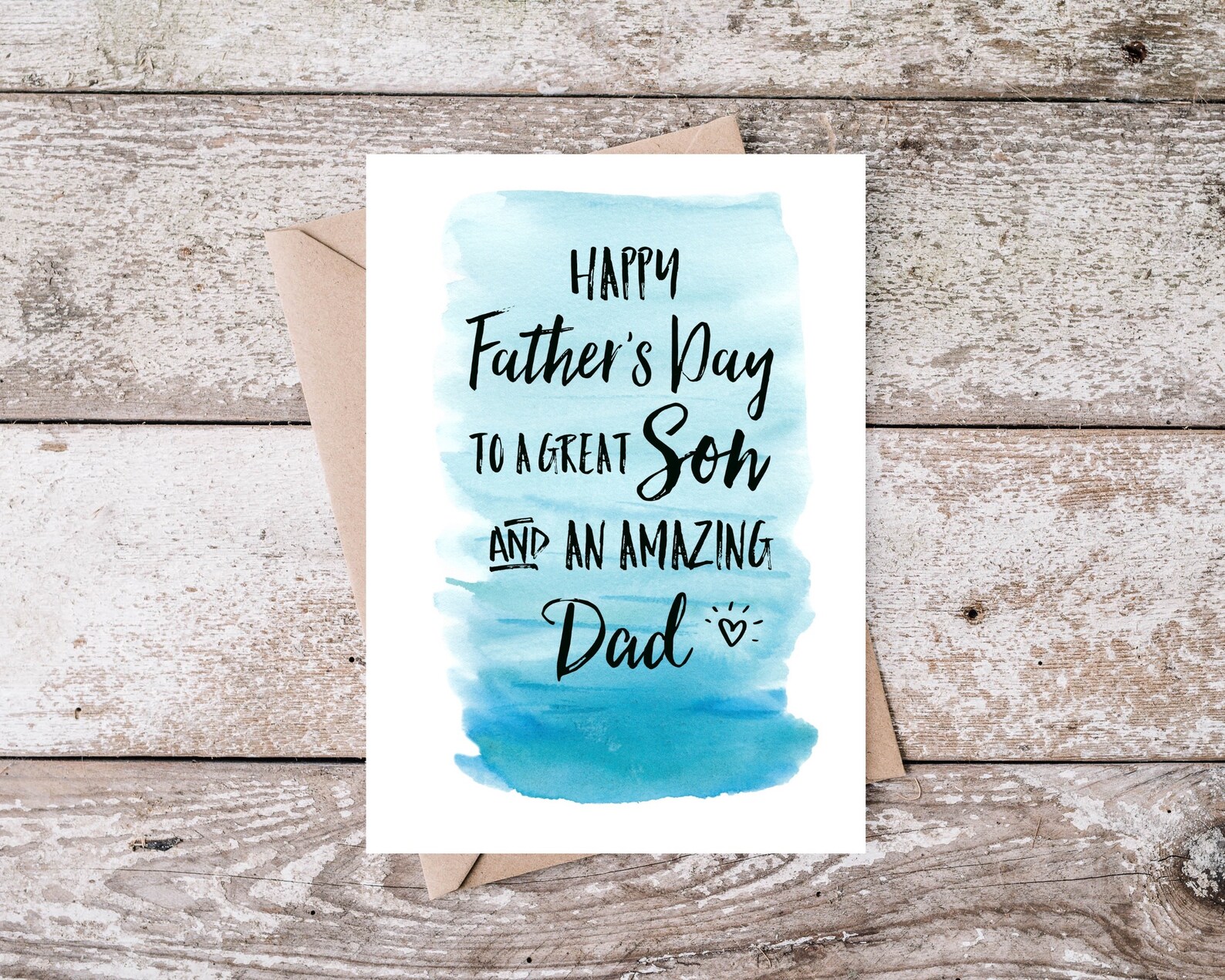 Son First Father's Day Card, Fathers Day Card for Son, Happy Fathers ...